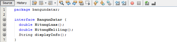 PBO: PROGRAM BANGUN DATAR MENGGUNAKAN INTERFACE DALAM JAVA NETBEANS