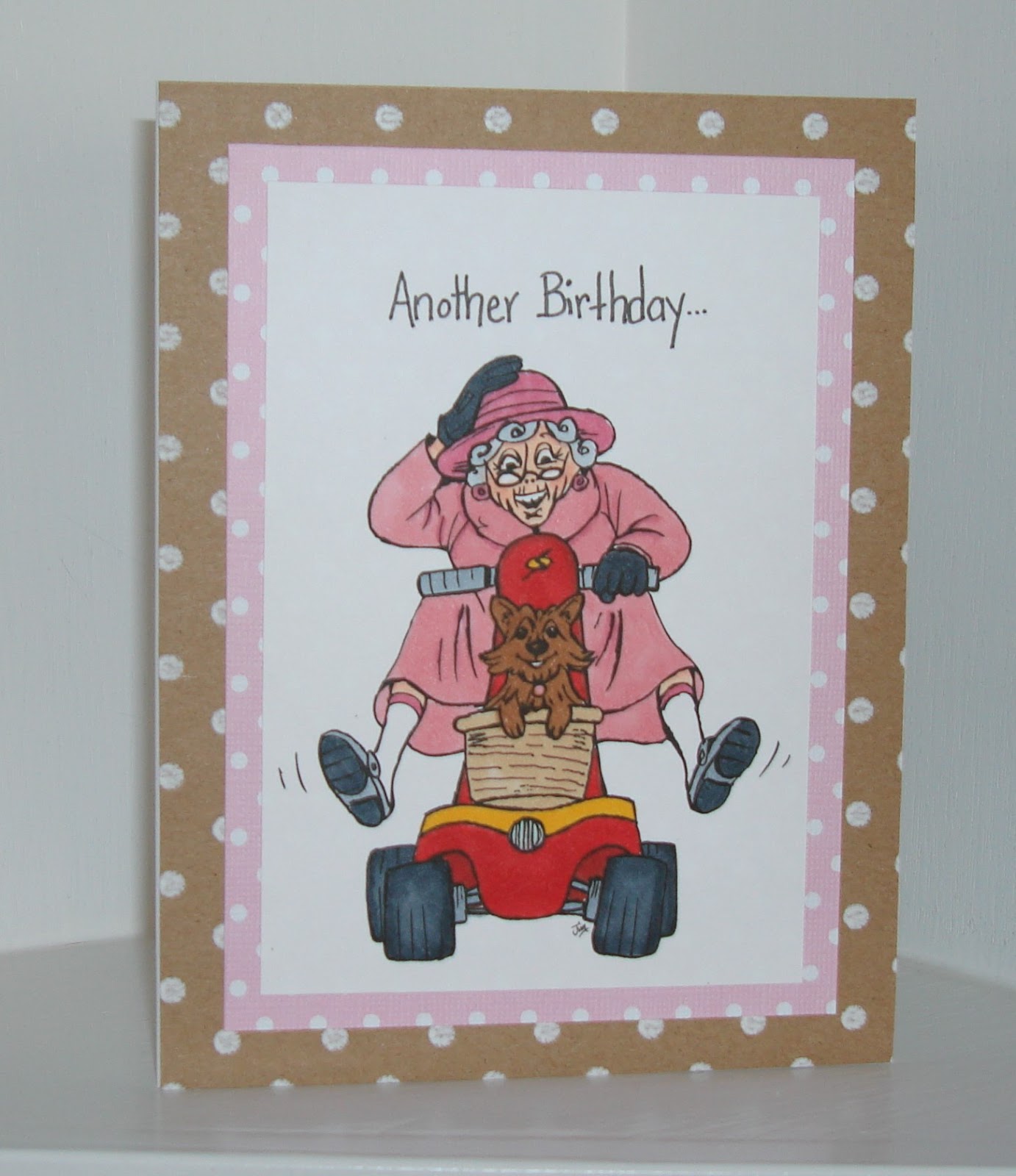 Kelly Creates: Over the Hill Birthday Card