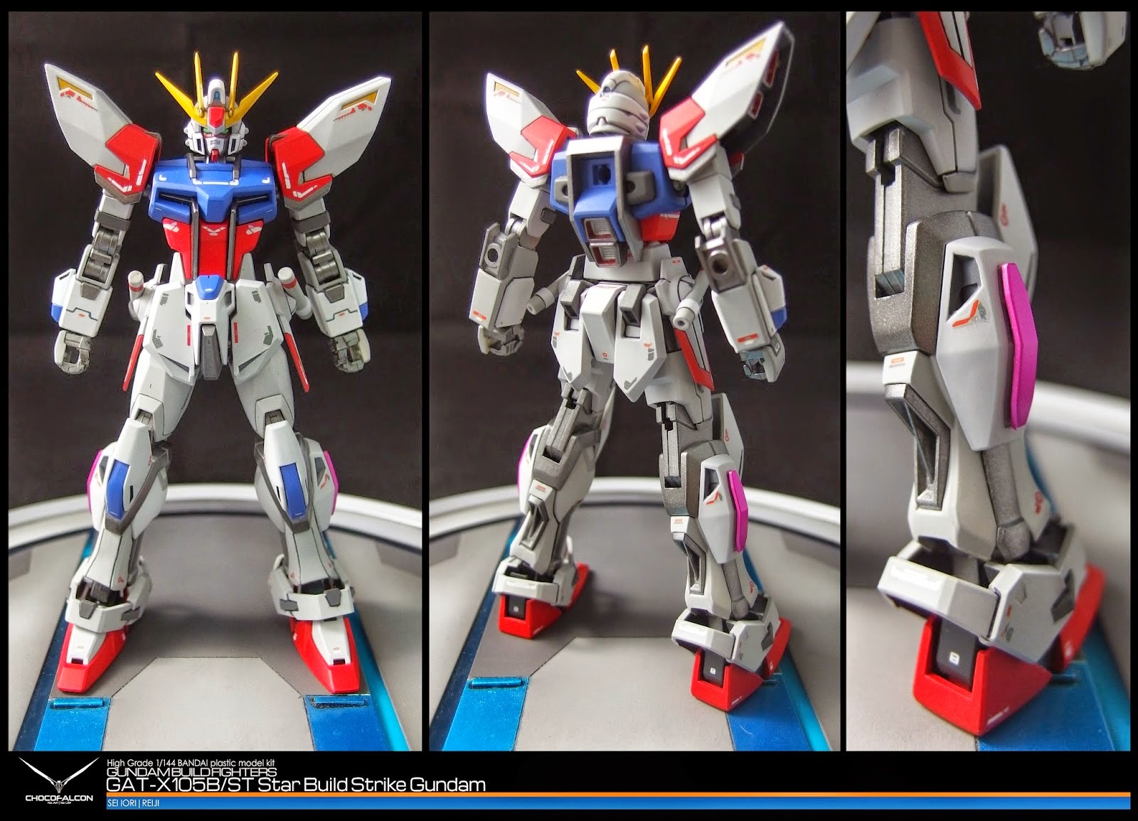 Painted Build: HGBF 1/144 Star Build Strike Gundam With Florescent ...