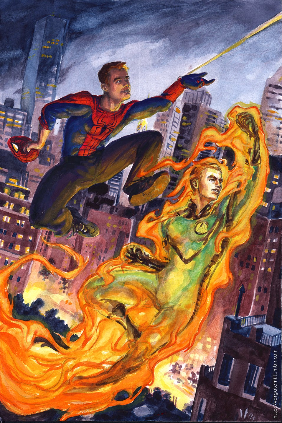 vargatomi | photoblog: Spider-Man & The Human Torch