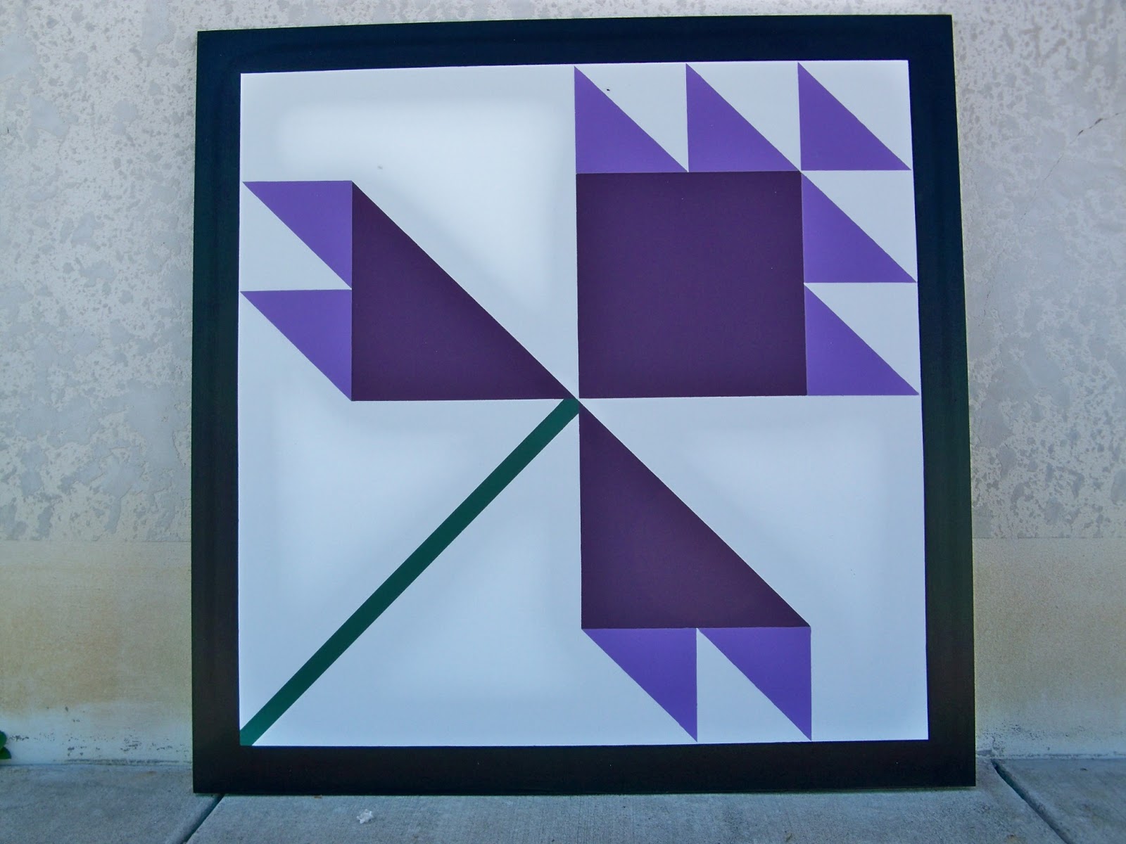Morgan County Barn Quilts in Colorado: 10b.) 'Clover Blossom' - 27768 ...