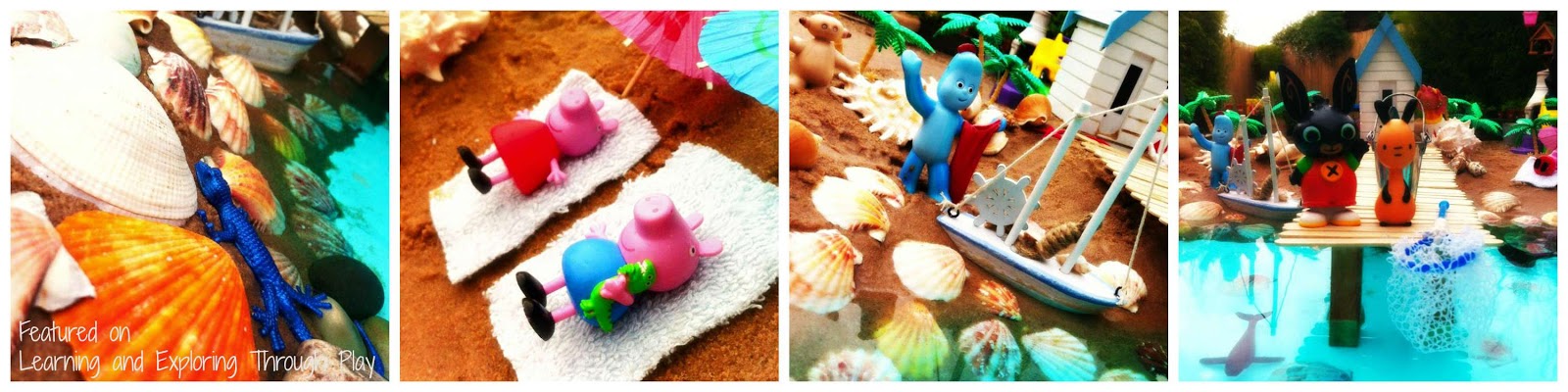 Learning and Exploring Through Play: Seaside Small World Tuff Tray