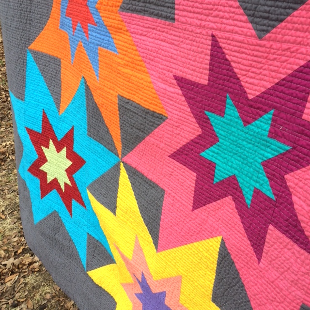 Confessions of a Fabric Addict: Stunning Stars Quilt #2 - "Exploding ...