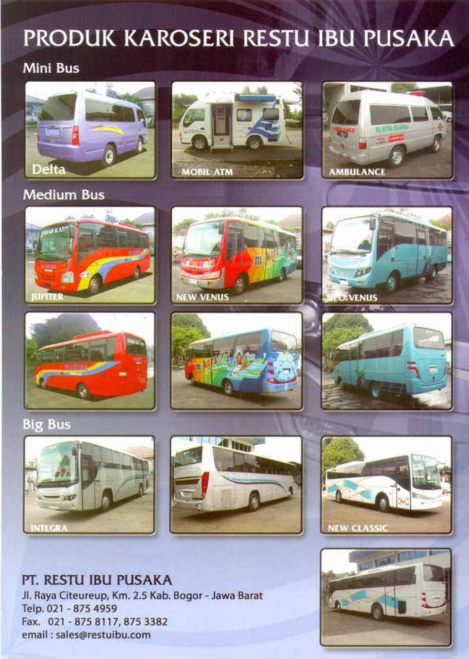 Karoseri Restu Ibu Pusaka - Brochure | Firman Koga