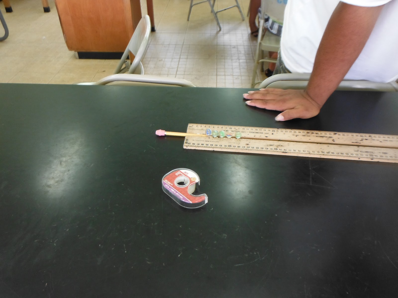 Marble motion and momentum