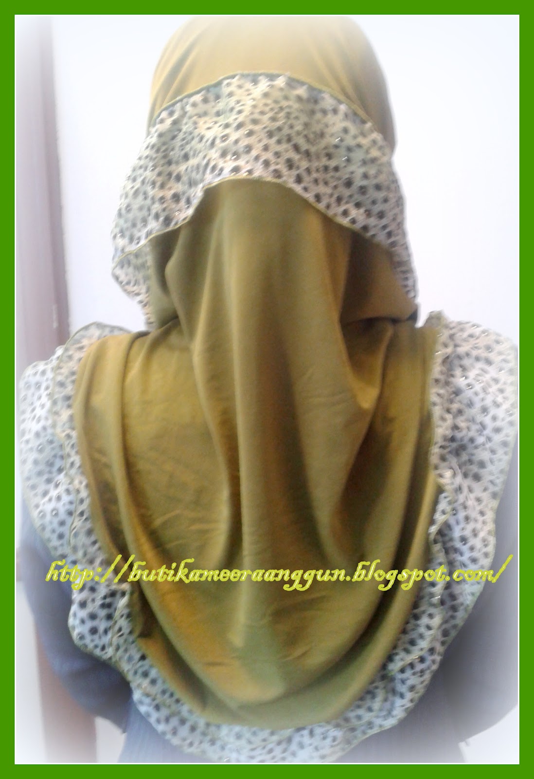 Butik Ameera Anggun: Tudung Ruffles Ameera