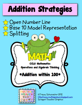 The Teacher's Chair: Addition Strategies for Common Core Math