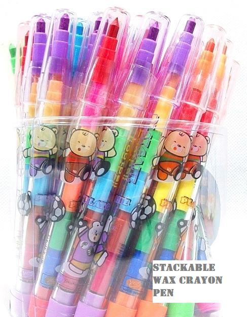 Get Cozy with our Posy of Goodie Bags & Gifts!: Stackable Wax Crayon Pen