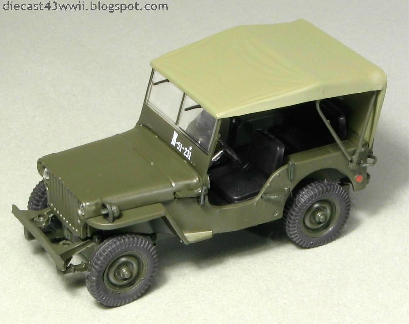 Military scale models: Willys MB/Ford GPW Red Army. De Agostini