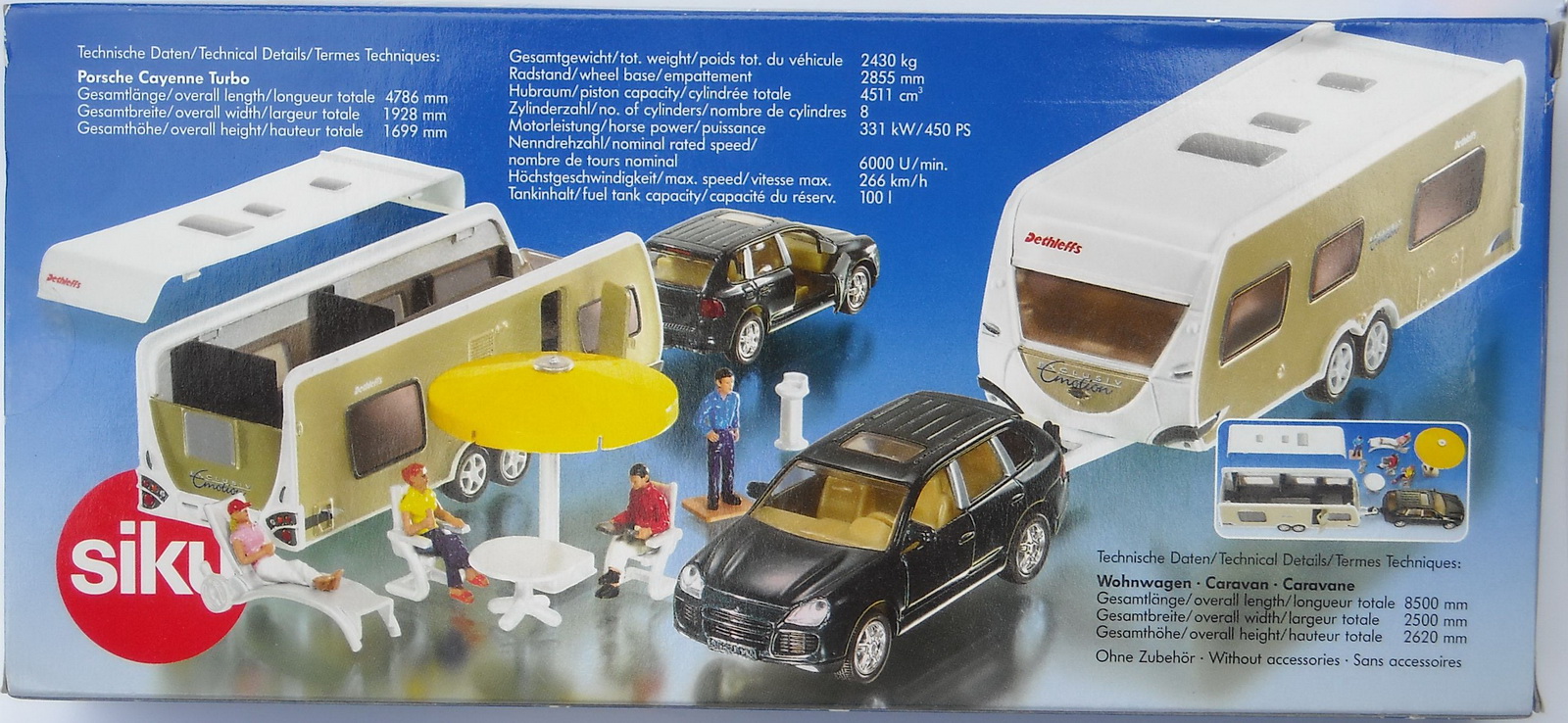 Matchbox Memories: Matchboxon kívüliek: Siku - 2542 PKW mit Wohnwagen