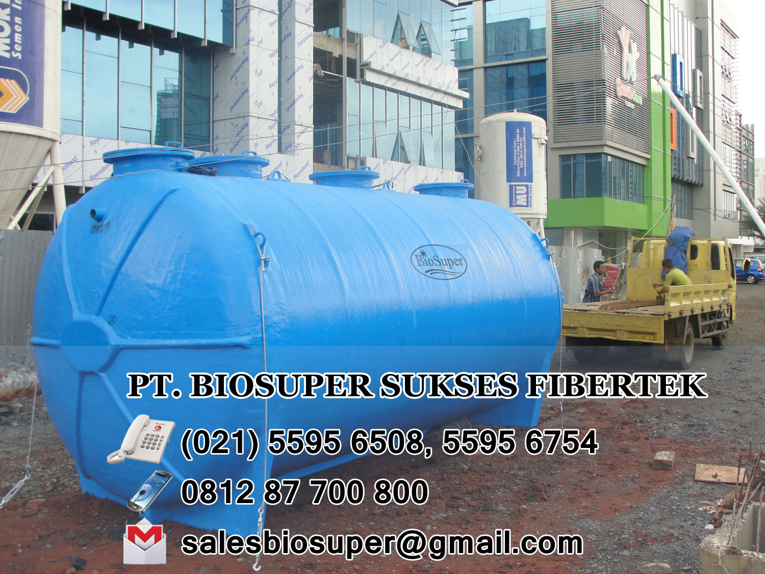 Septic Tank Biologycal Biofilter BioSuper: Ground Tank | Tangki Pendam ...