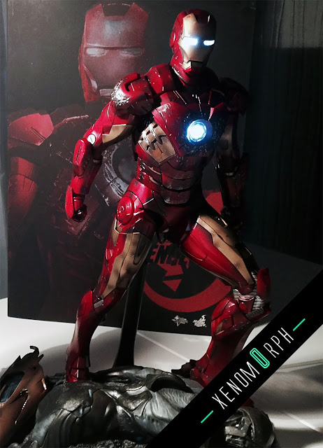 Hot Toys Avengers Iron Man Mark VII Battle Damaged MMS196 1/6 - photo ...