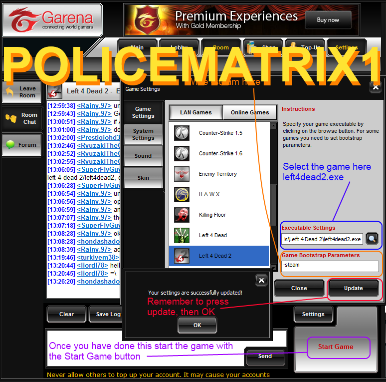How To Host Games In L4D2 In Garena