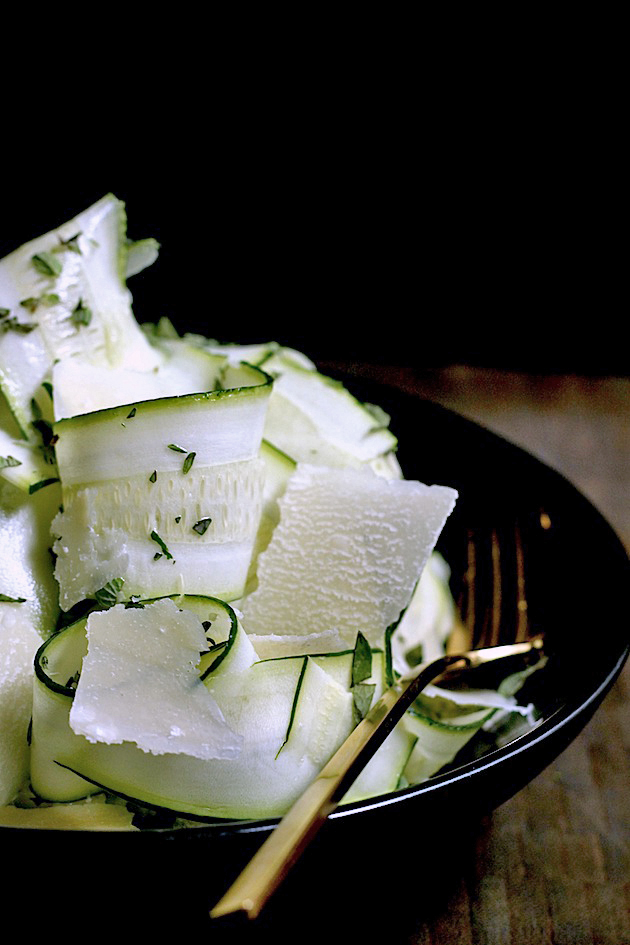 Savor Home: ZUCCHINI RIBBON SALAD W/ PARMESAN & LEMON