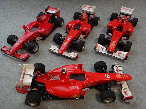 KYOSHOSAN: Custom Mini-Z F1 Ferrari Collection
