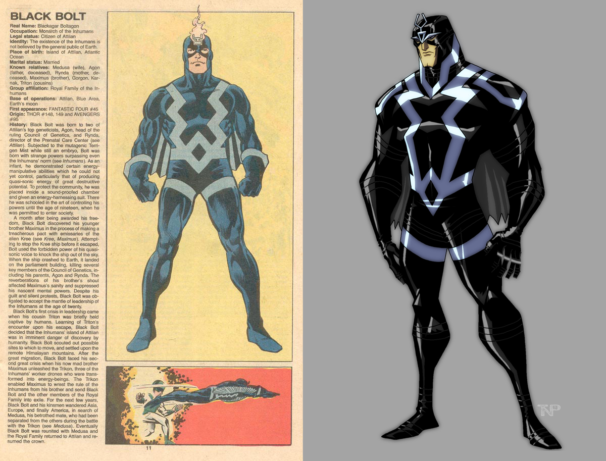 The Official Handbook to the Marvel Universe - REDUX Edition: BLACK ...