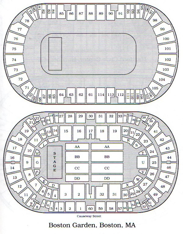 Boston Garden 3d Seating Chart
