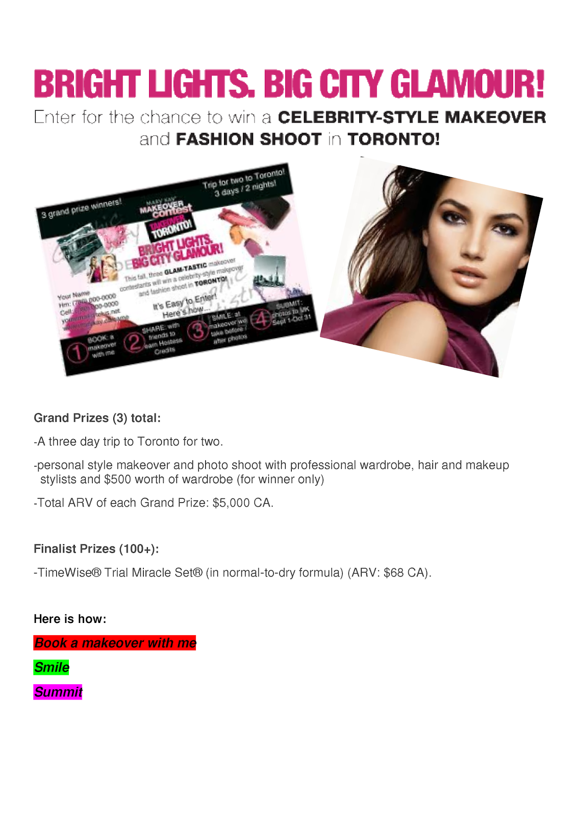 Mary Kay Skin Care and Cosmetics: Makeover Contest. Win Free Trip to ...