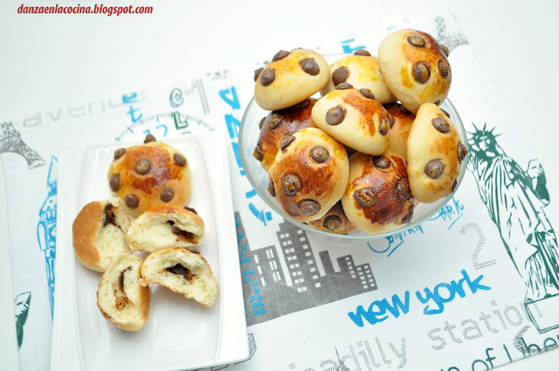 Danza en la cocina: Mini bollitos de chocolate