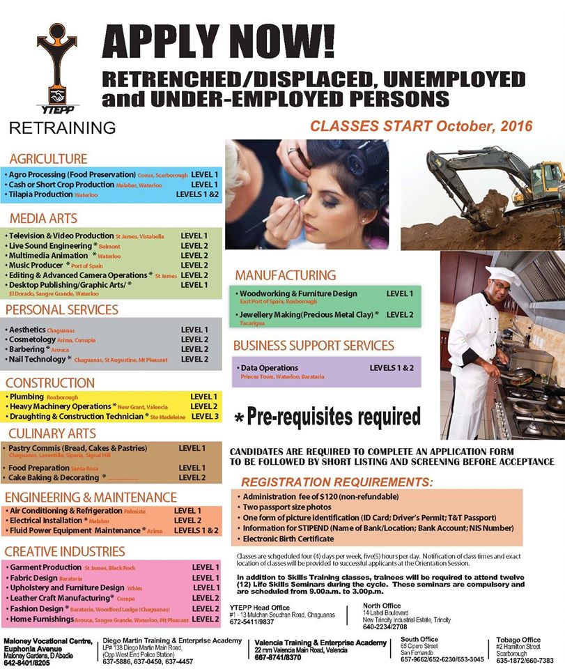 Trinidad's Top 5 : Trinidad's Top 5 - Trade Schools