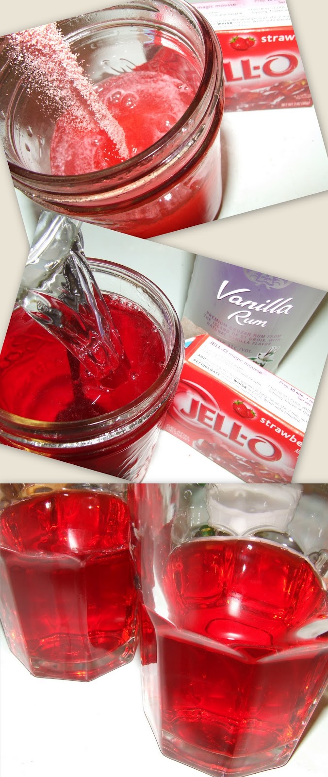 Stuff by Cher: Firewater Friday - Drunken Ice cream jelly spiders