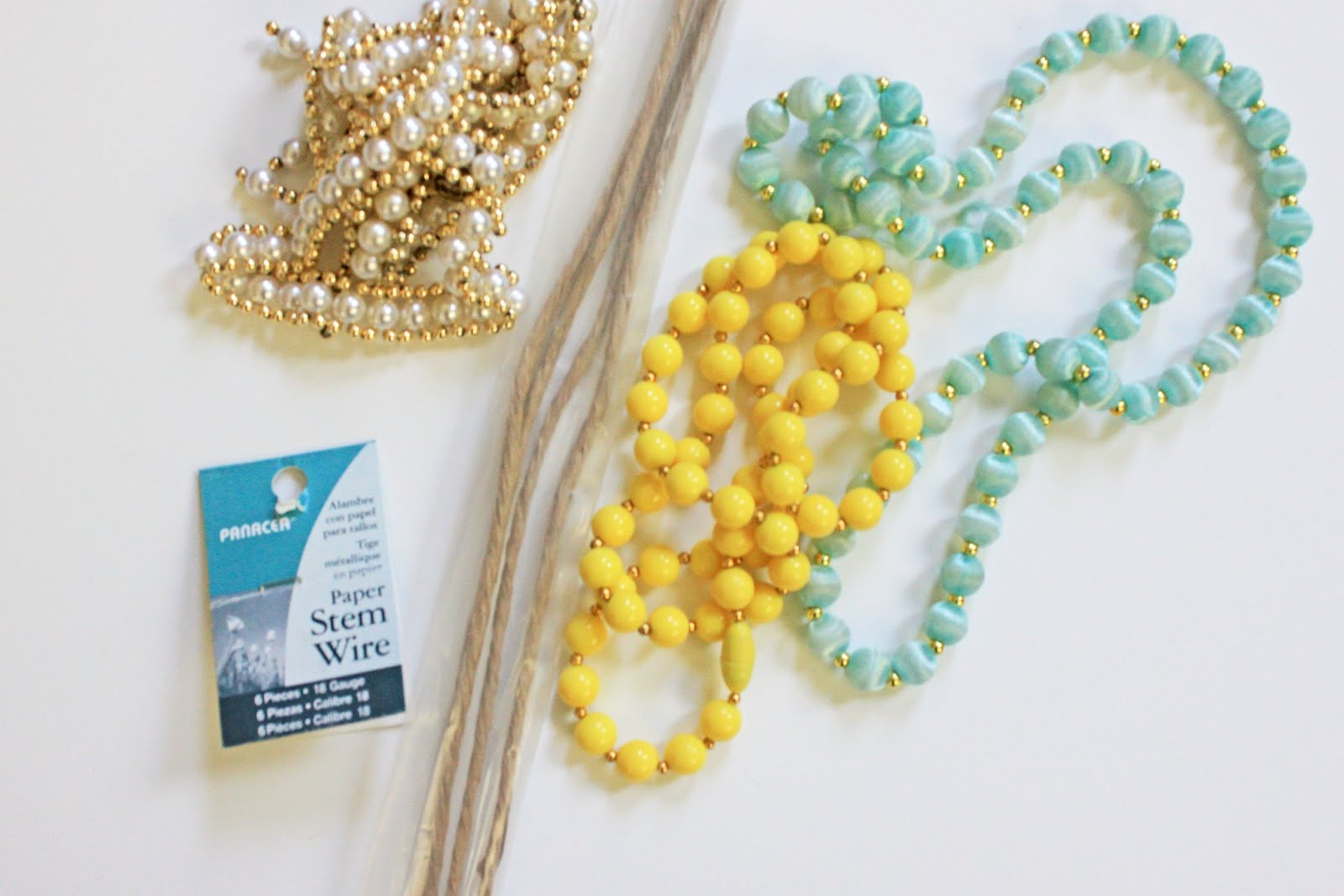 While Wearing Heels: Beaded Monogram Tutorial