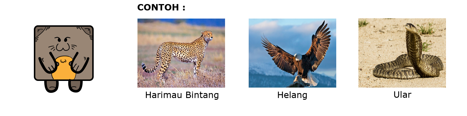 Sains Perisa Mint - contoh haiwan intraspesies