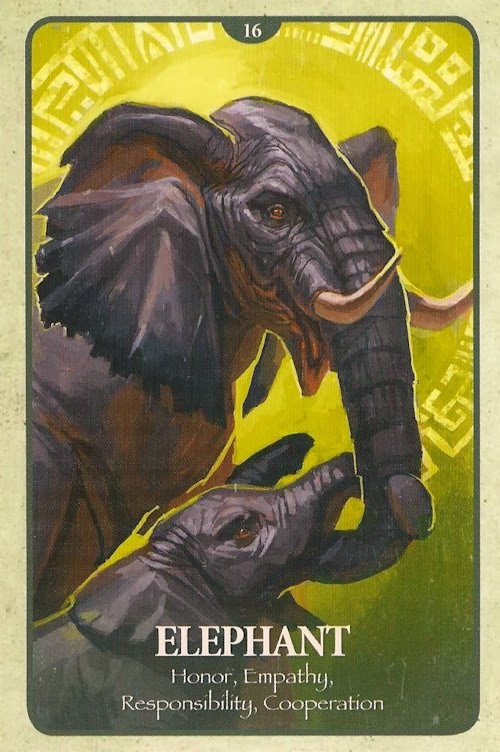 Tarot Notes: Listen to the Animals: Elephant