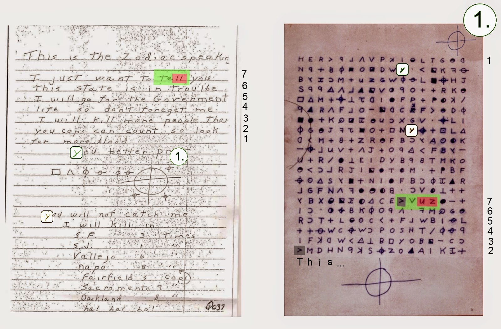 Zodiac Killer Puzzle