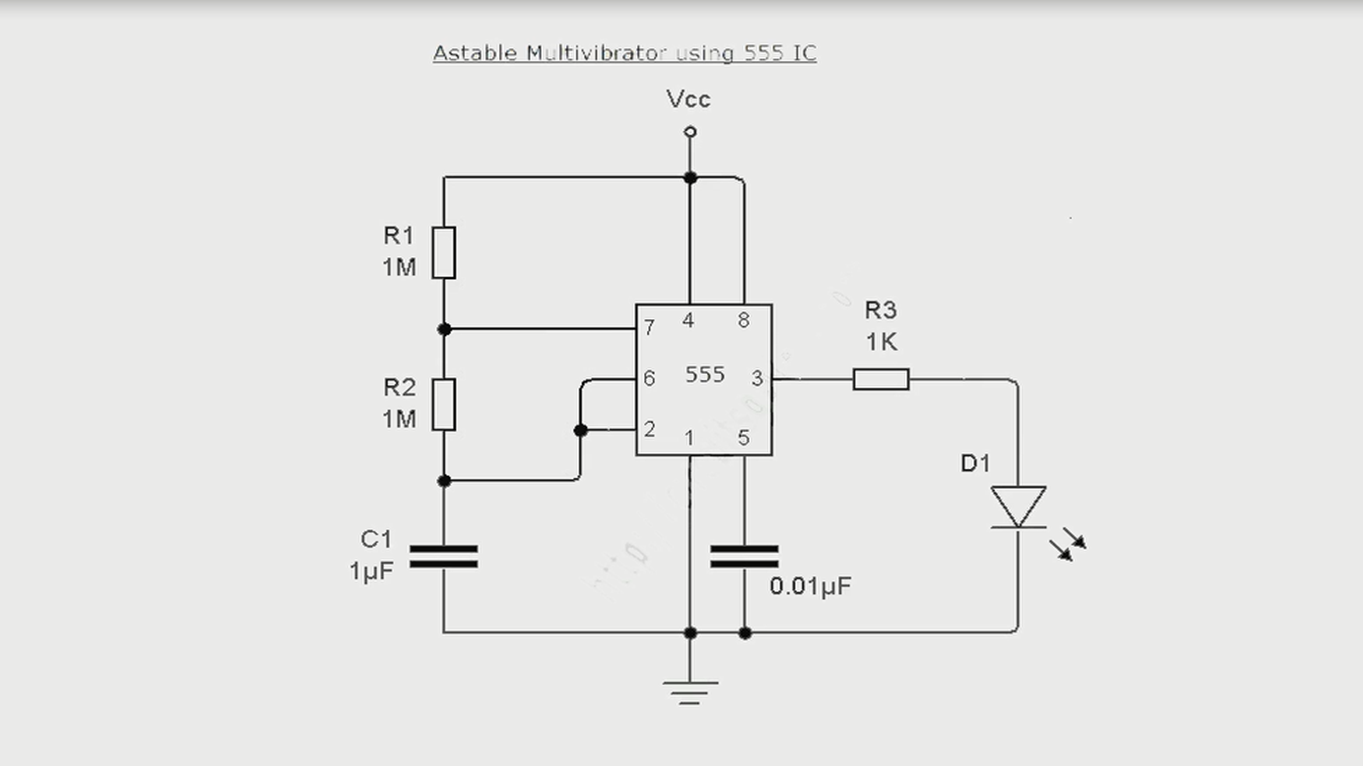 astable multivibrator
