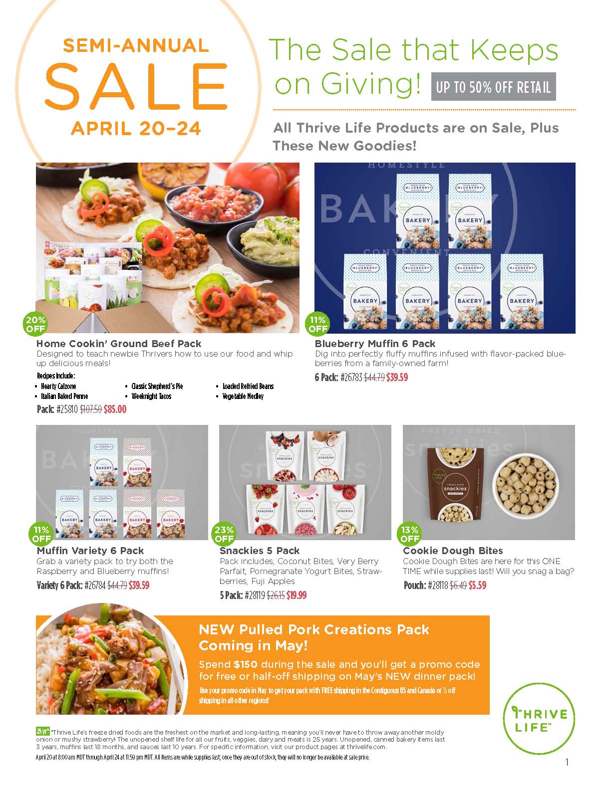A Thriving Kingdom: April Sale at Thrive Life! Get ready...it's next week!