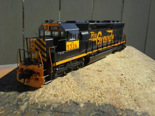 "Redwood Empire Route" - NWP: UP #5326 (Ex-DRGW SD45) UP Patch Job