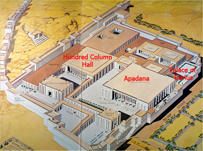 Topographie: Persepolis (documentaire, plans et photos)