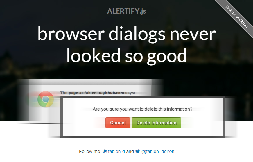 Dominando jQuery: Alertify un plugin para realizar alertas y notificaciones personalizados