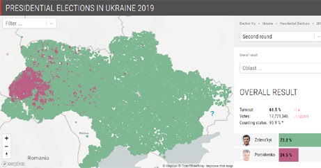 Maps Mania: The Ukraine Presidential Election Map