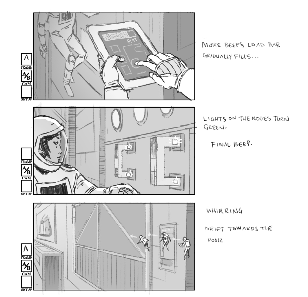 JAKE WYATT STORYBOARDS: ALIENS 3 (William Gibson screenplay)
