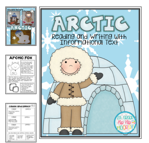 1st Grade Hip Hip Hooray!: Arctic Animals...Informational Text, Crafts ...