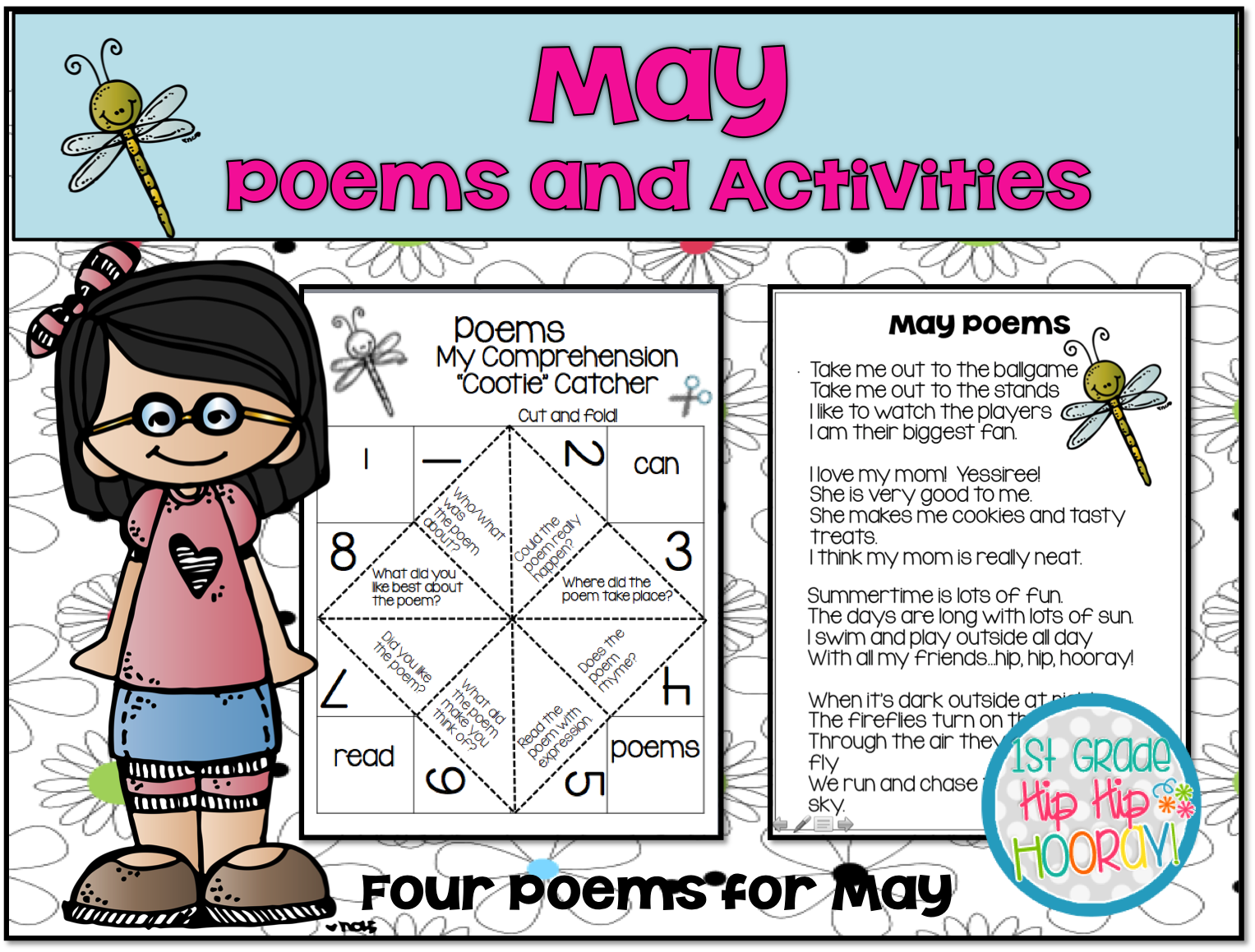 1st Grade Hip Hip Hooray!: May Poems and Activities!