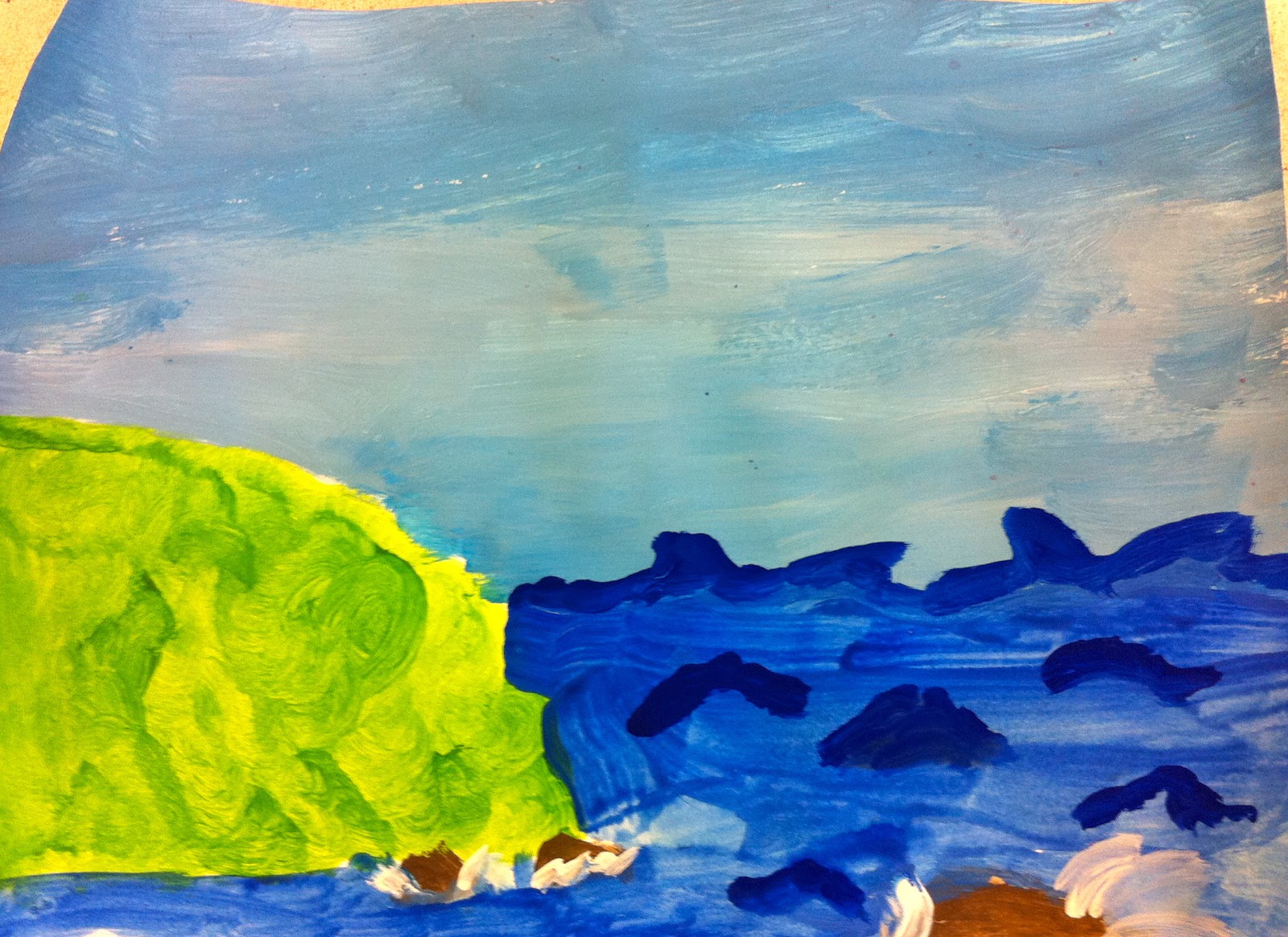 Expression of Imagination: Maud Lewis Inspired Folk Art by Grade 6