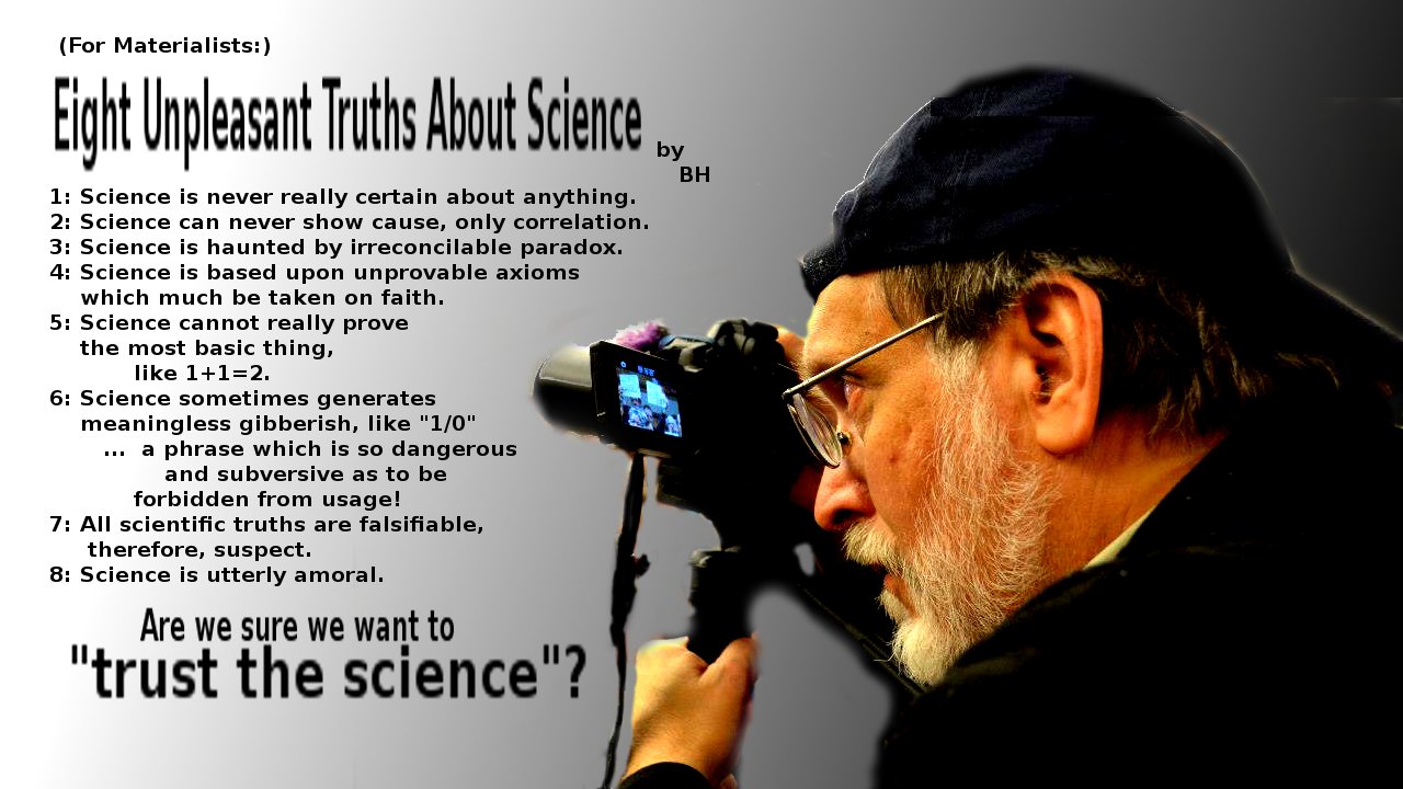 BillHustonBlog: Trust the science!!! (... are we really SURE?)