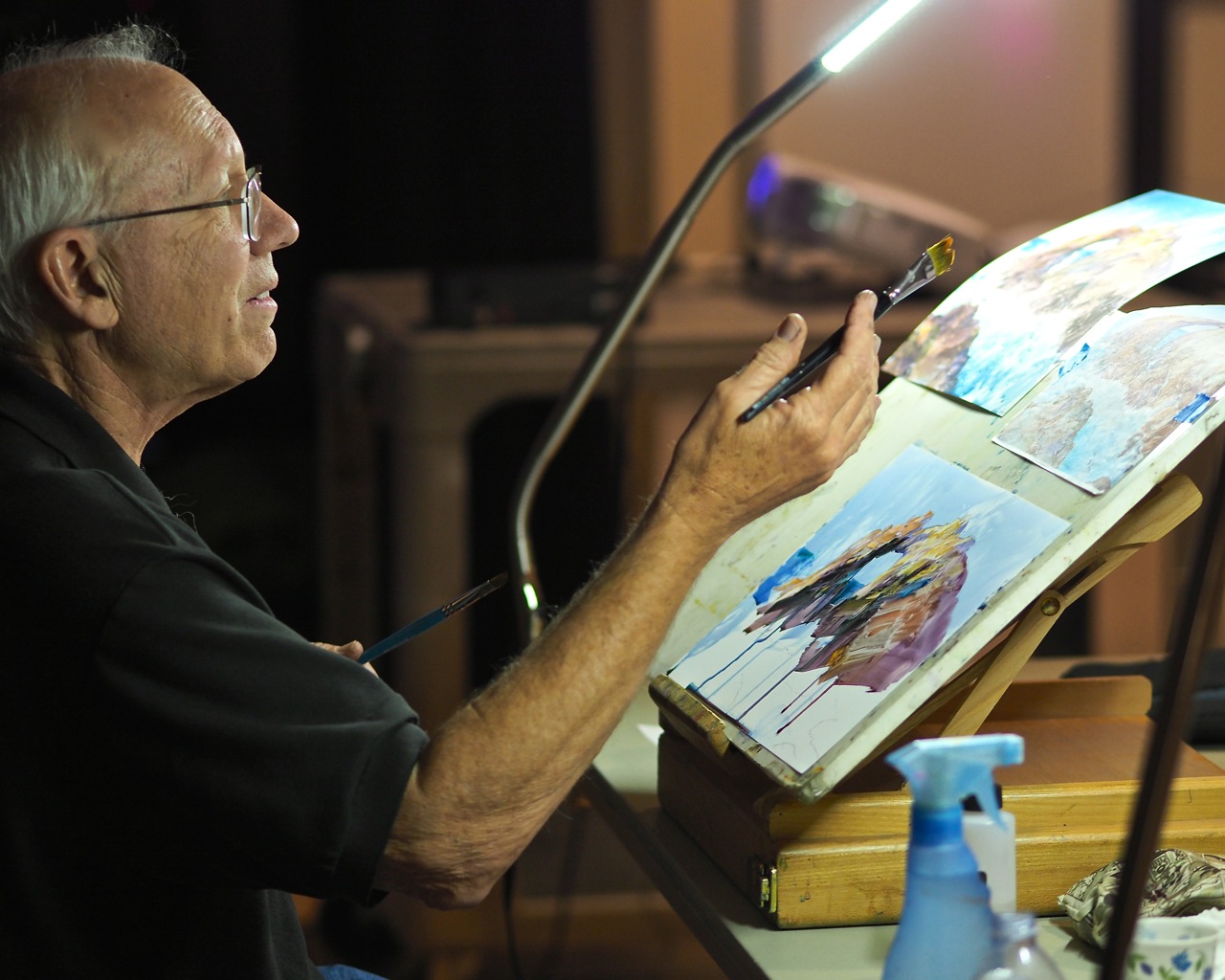 Photos and Stories: Kevin Davidson at the Huntington Beach Art League