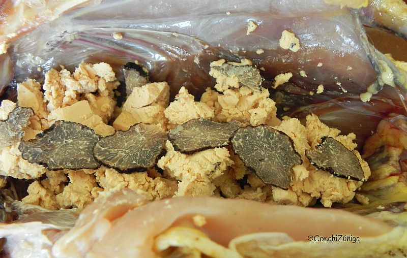 CocinandoSetas: Faisán trufado con foie