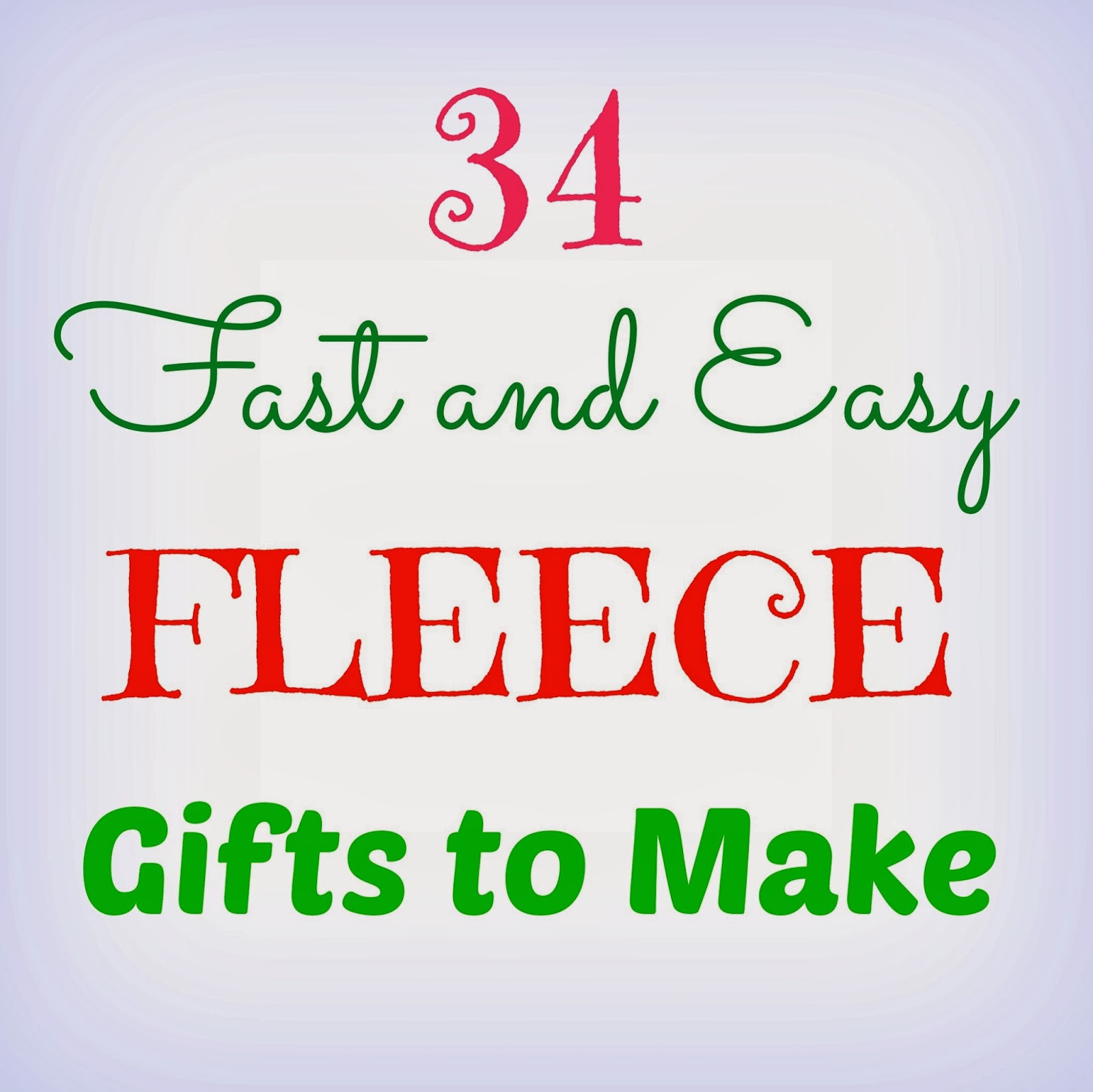 34 Fast and Easy Fleece Gifts to Make - Crafts a la mode