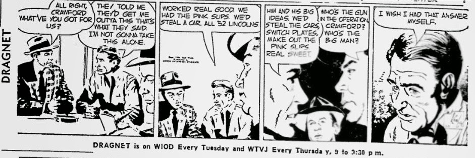 ImagineMDD: 1950s Comic Strip Detective Joe Friday Dragnet