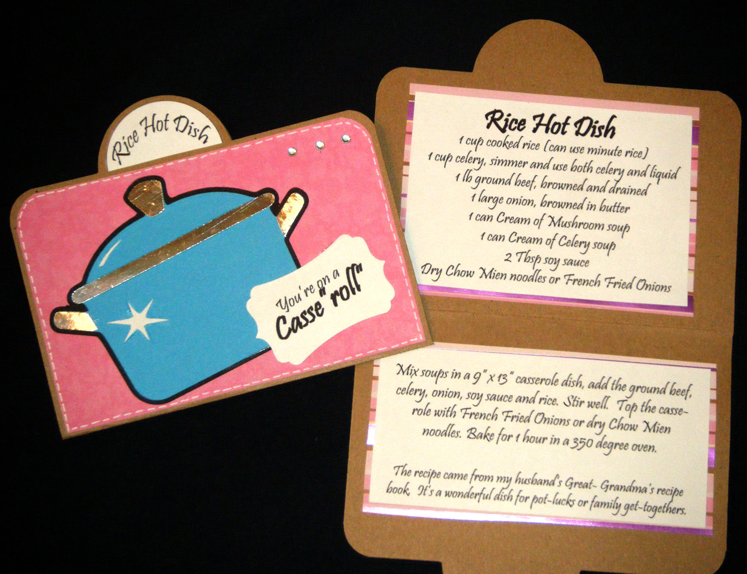 Cards by CG: Recipe Cards