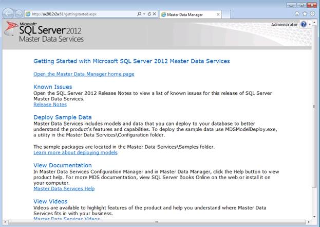 Microsoft SQL Server 2012 Master Data Services (Part 1) - Microsoft ...