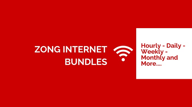 ZONG 2G, 3G, 4G INTERNET PACKAGES (DAILY, WEEKLY AND MONTHLY) – PREPAID ...