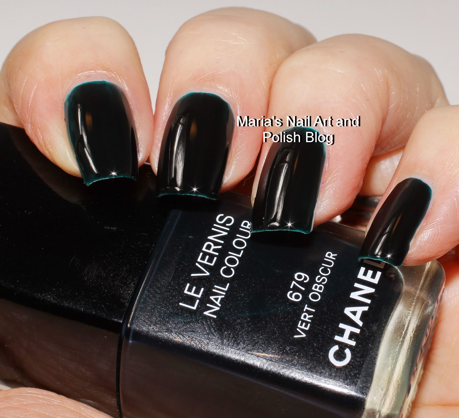 Marias Nail Art and Polish Blog: Chanel Chataigne 669 and Vert Obscur ...