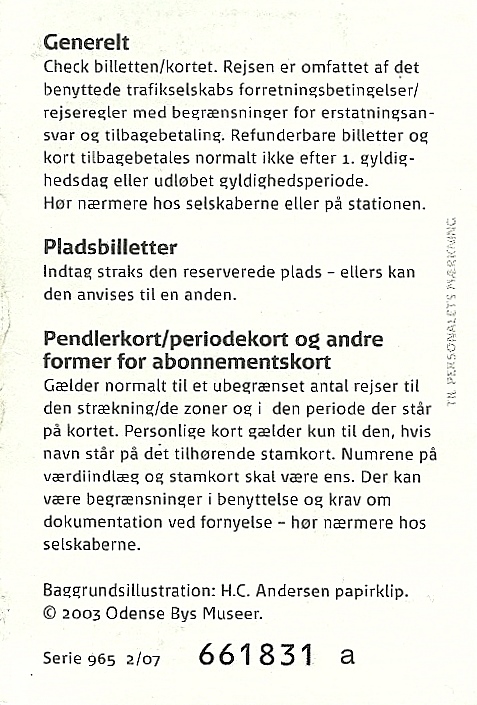 The Travelers Drawer Dsb Danske Statsbaner Danish State Railways