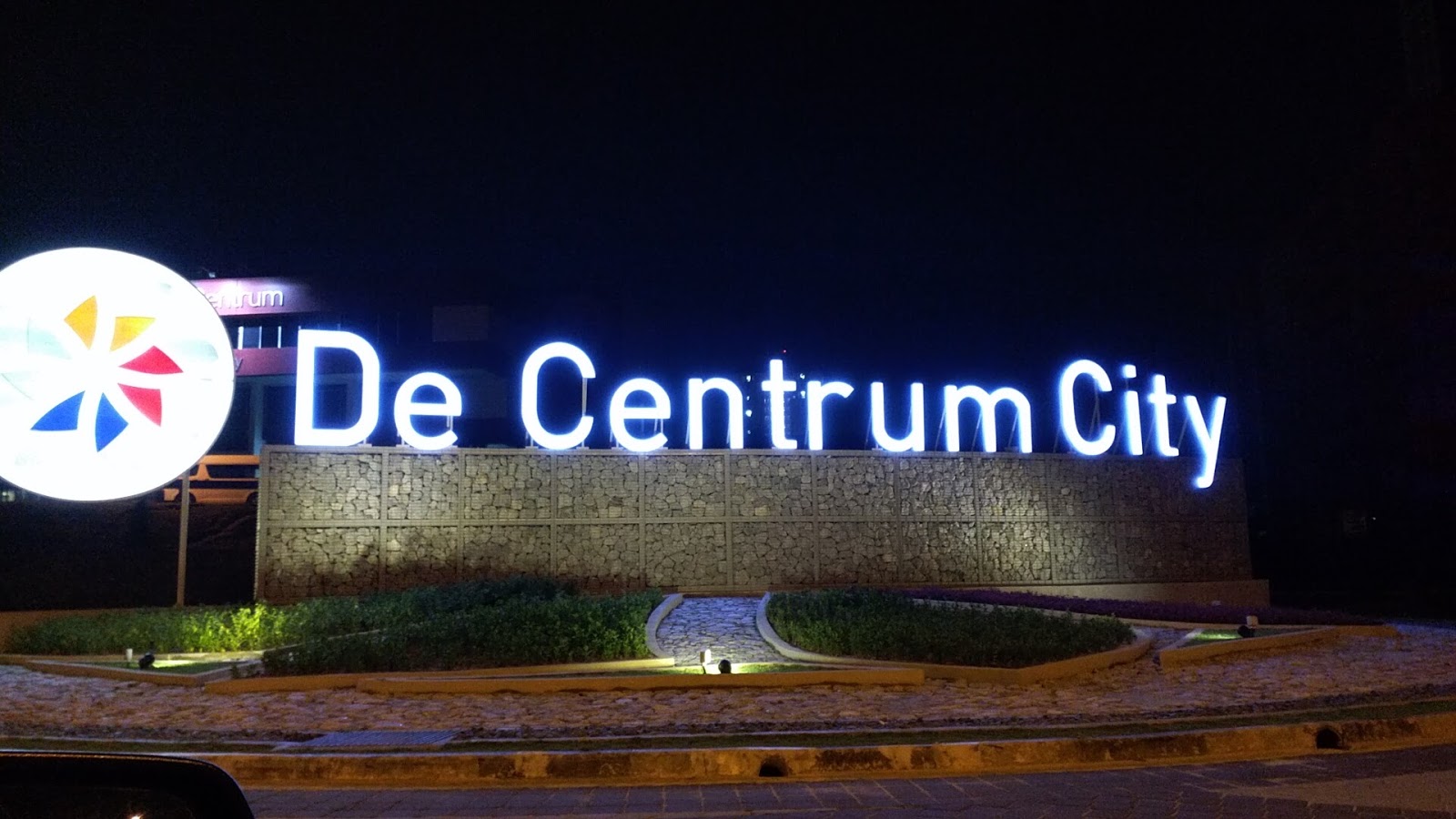 De Centrum City Facade at night ~ De Centrum Bangi, Kajang